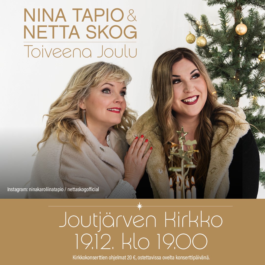 Nina Tapio & Netta Skog - Toiveena Joulu - Lahden seurakunnat